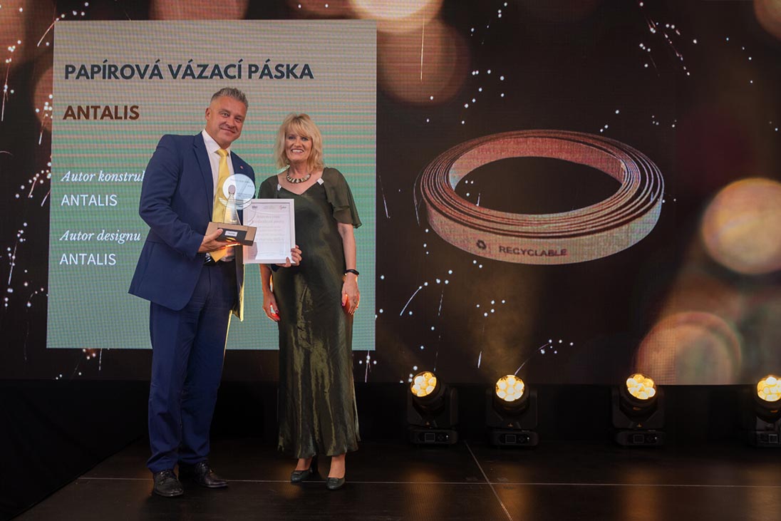 Papírová vázací páska vyhrála OBAL ROKU 2023 | Antalis CZ